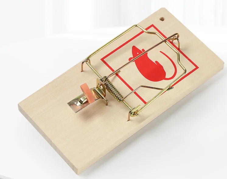 Custom Household Reusable Quick Kill Wooden Mouse Snap Trap, Wooden ...