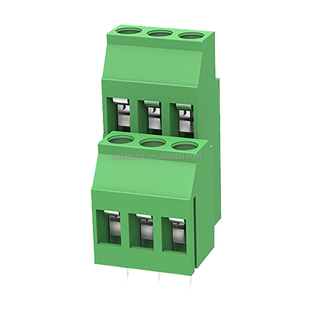 Electrical Power Outlet Screw Terminal Block Connector 5.0mm 5.08mm ...