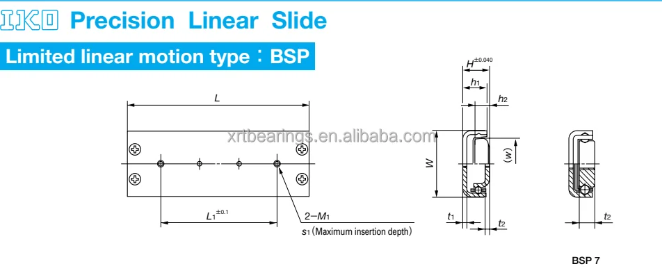 IKO Linear Slide Unit BSP 10 35 SL - Precision & Durability