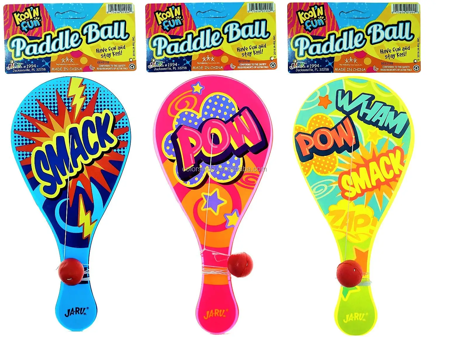 Vintage Retro Toys Paddle Ball Set - Fun for All Ages