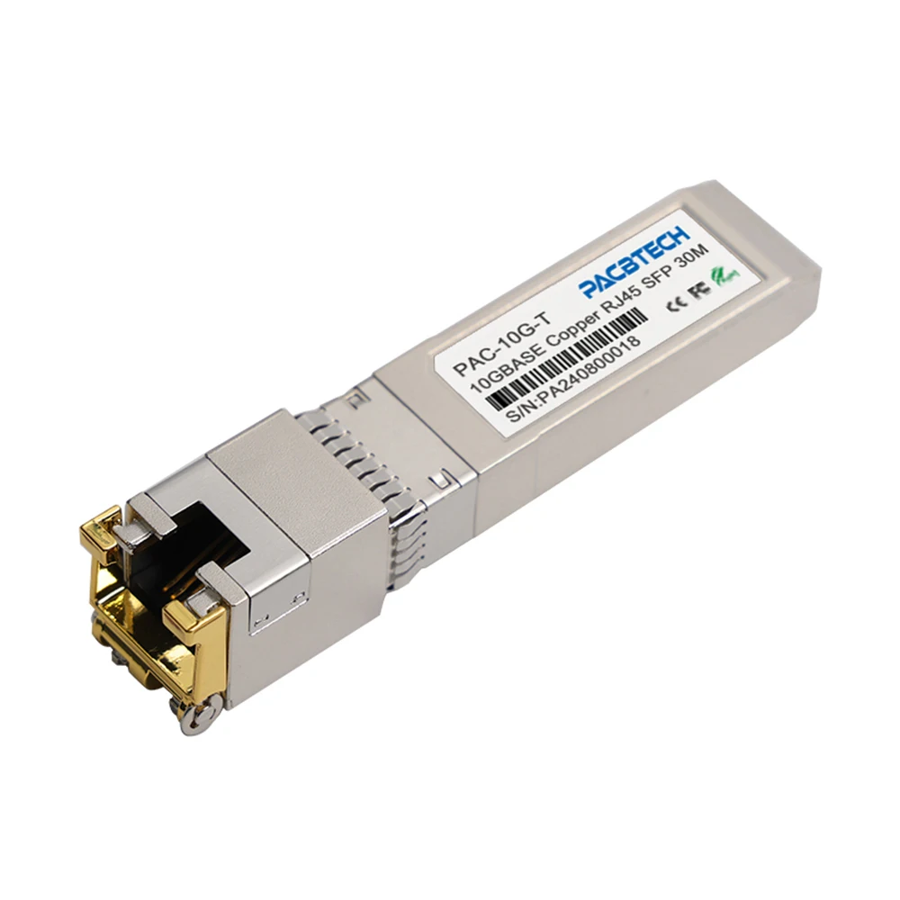 10G SFP+ to RJ45 Copper Transceiver - 30m, Compatible with Cisco & More