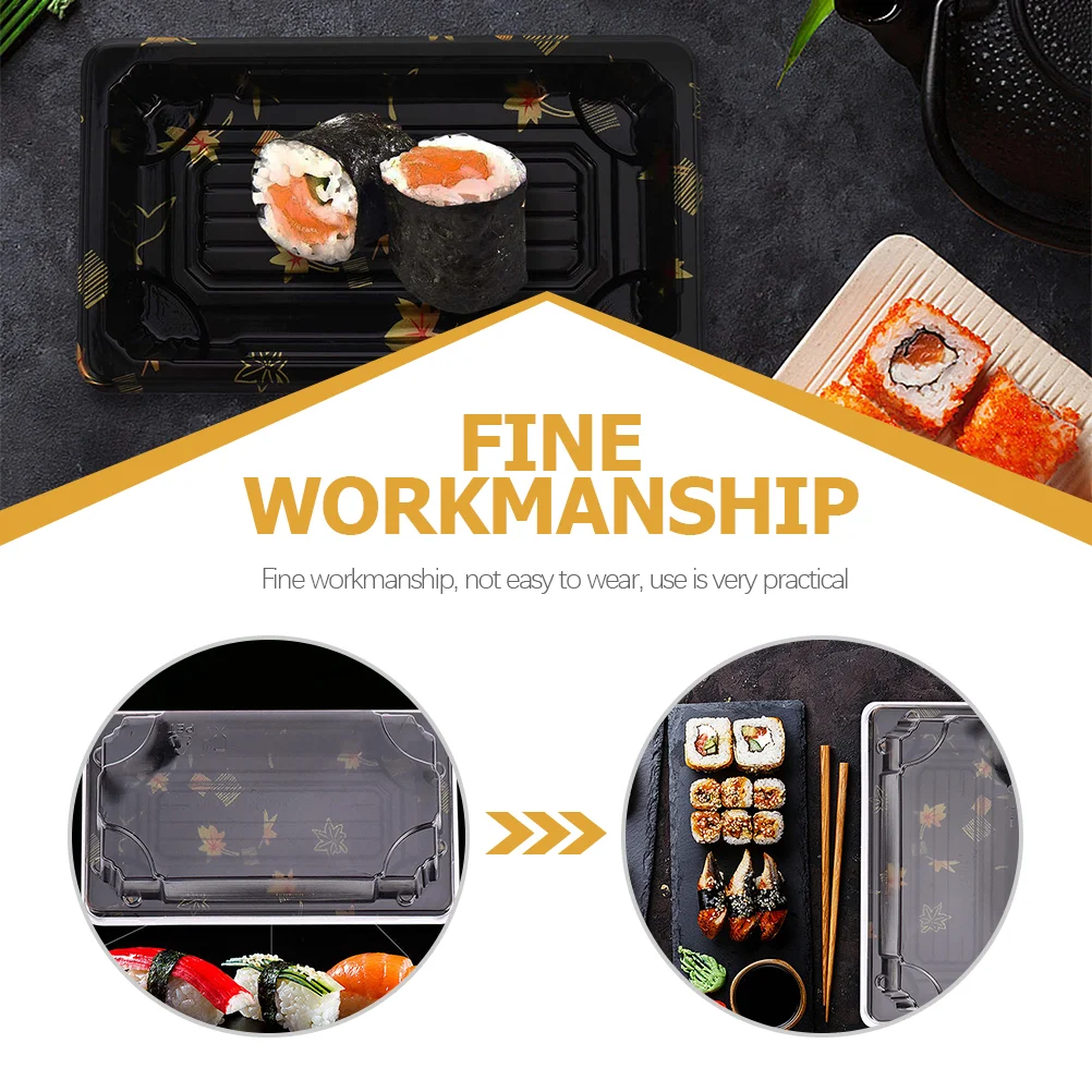 Wholesale Food Grade Disposable Rectangle Custom Plastic Sushi Togo ...