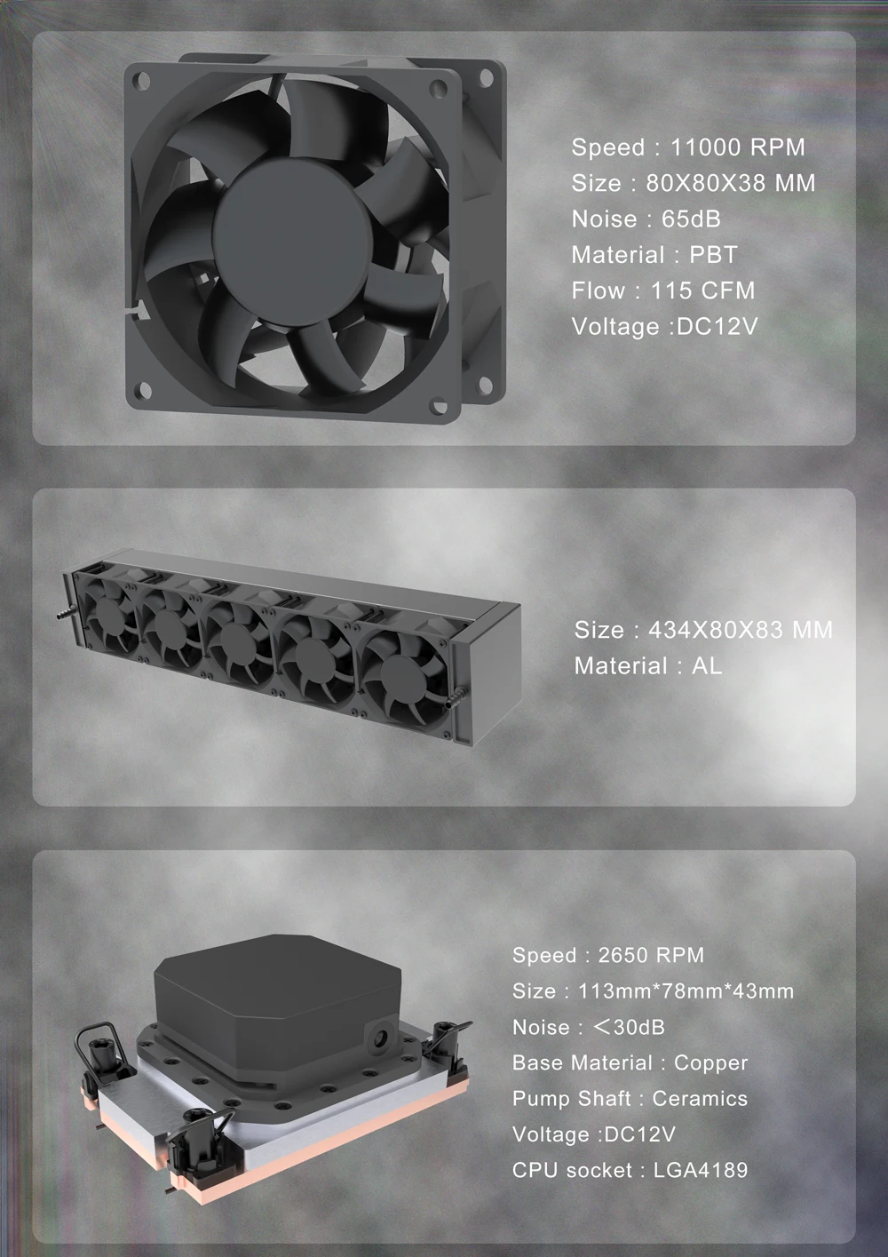 Customized LGA4189 2U Servers CPU Heat Sink Used for the Liquid Cooling ...