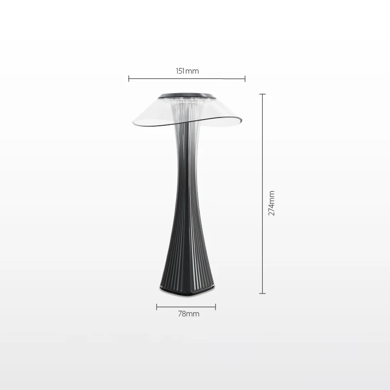 Modern Led Table Lamp Touch Dimmable Table Lights Eye-protect Reading ...