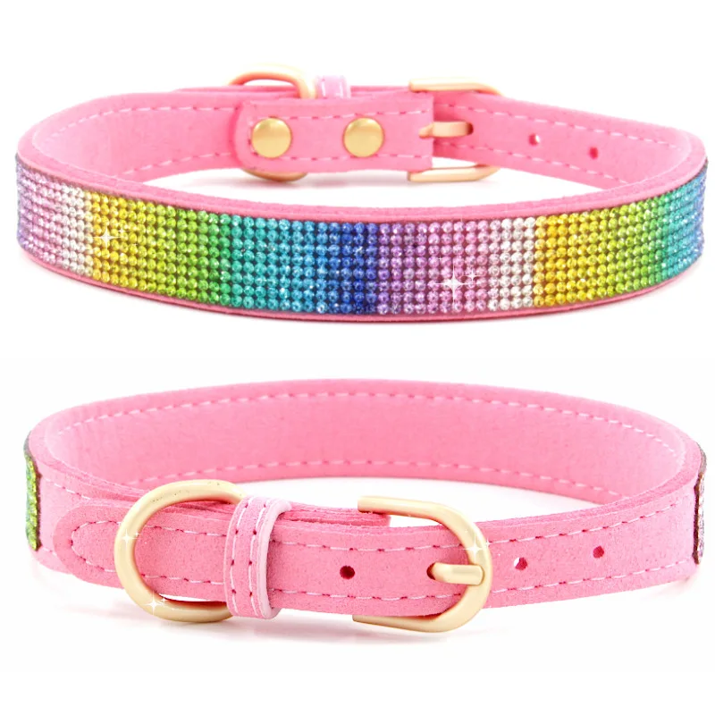 Fashion Crystal Diamond Bling Glitter Rhinestone Pet Collars Zinc Alloy ...