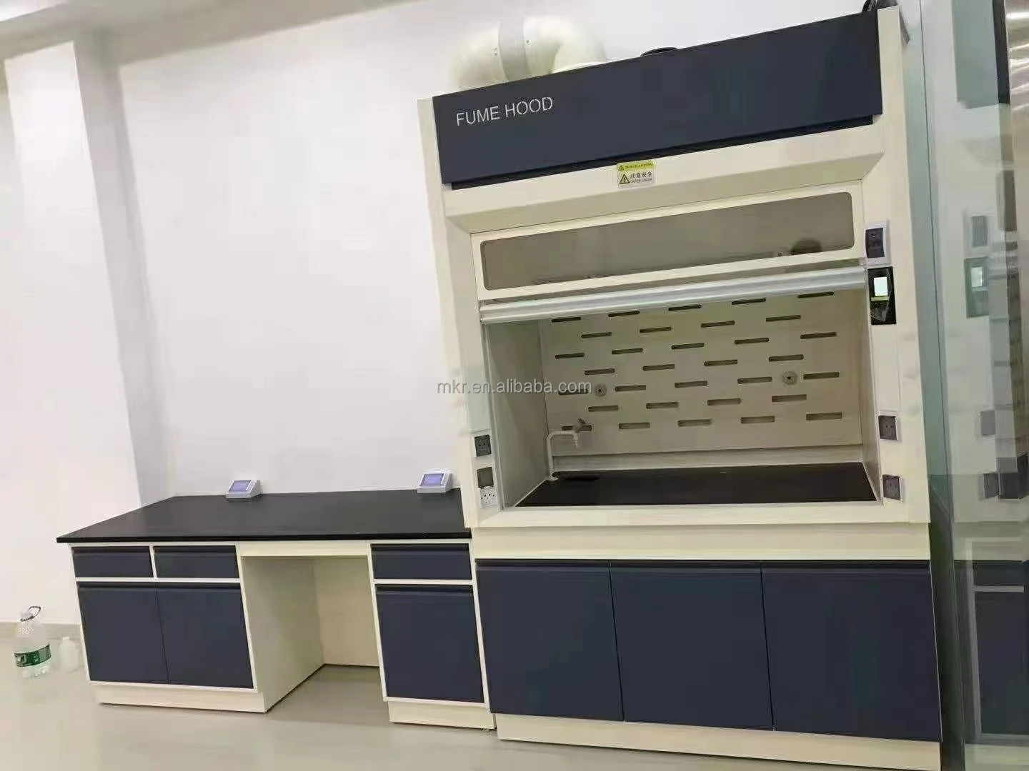 Laboratory Bench Horizontal Laminar Flow Hood Airflow Exhaust Fume Hood ...