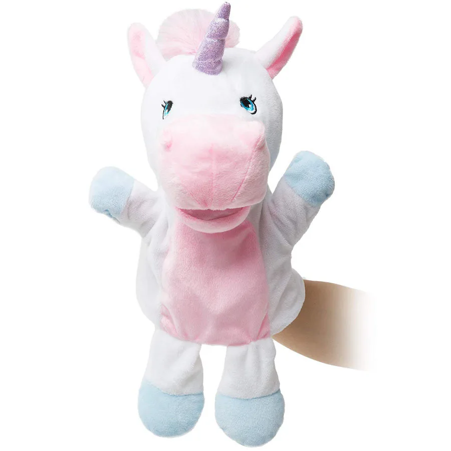 Custom Stuffed Human Hand Puppets Plush Unicorn/dinosaur Hand Puppet ...