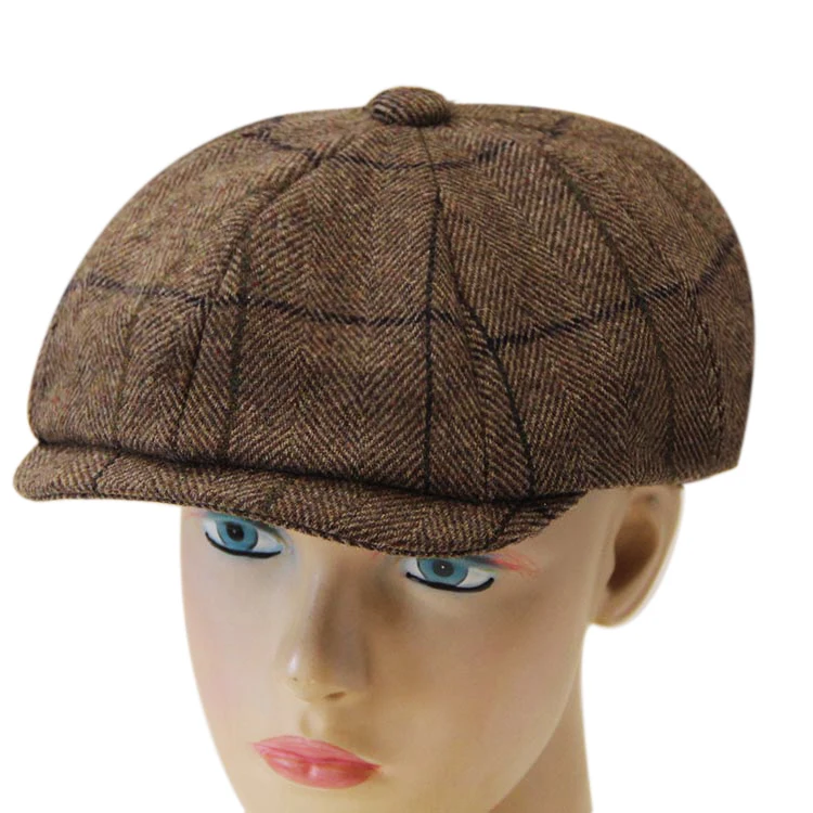 Retro Octagonal Ivy Caps For Women Men Casual Berets Autumn Flat ...