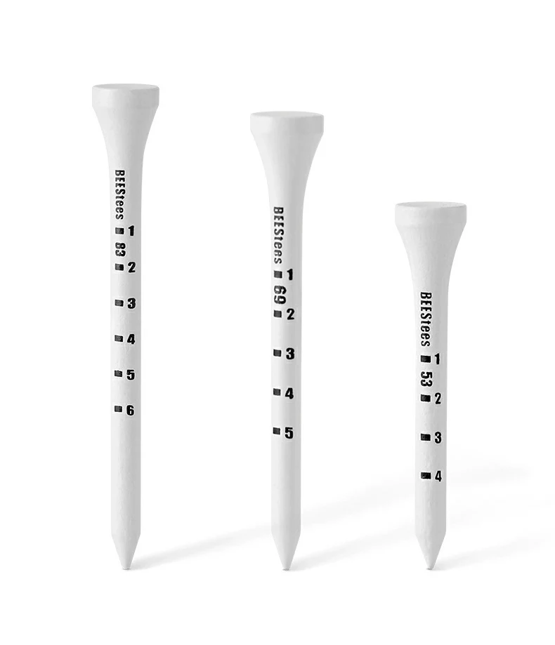 PGM QT029 30pcs one box white golf tees custom logo wood golf tee with ...