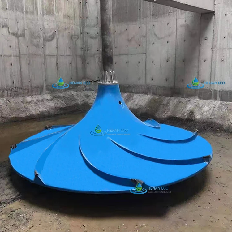 Low Speed Vertical Type Wastewater Hyperboloid Mixer For Water ...