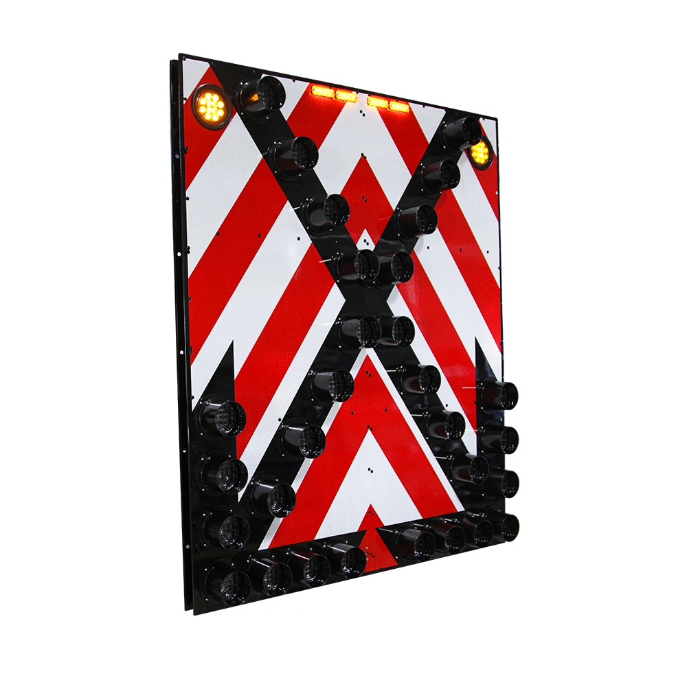 Traffic Direction Arrow Signs Square Bracket LED Flashing Light up ...