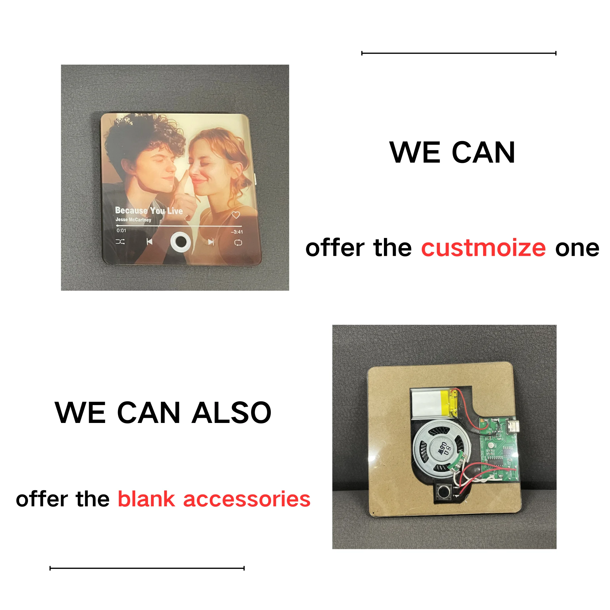 Customized Music Fridge Magnet: Play Songs, Adjust Volume ...