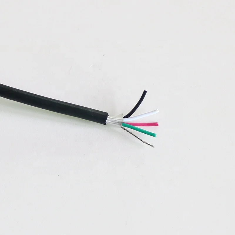 Conductor Shield LP Humbucker Guitar Pickup Wire - 1M Black 28AWG