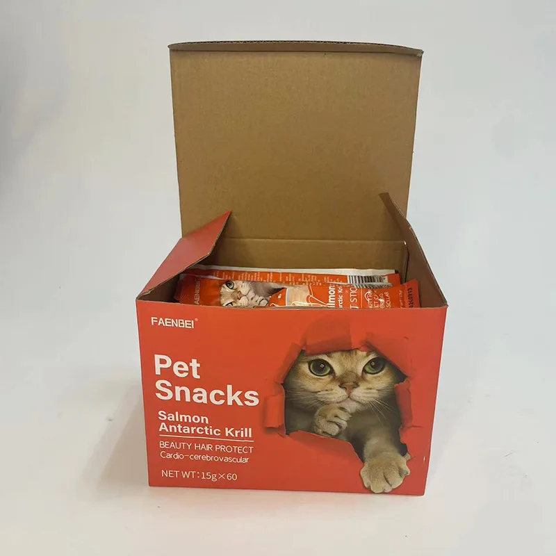 Pet Food 15g Cat Snacks Stick Tuna Chicken Salmon Treats