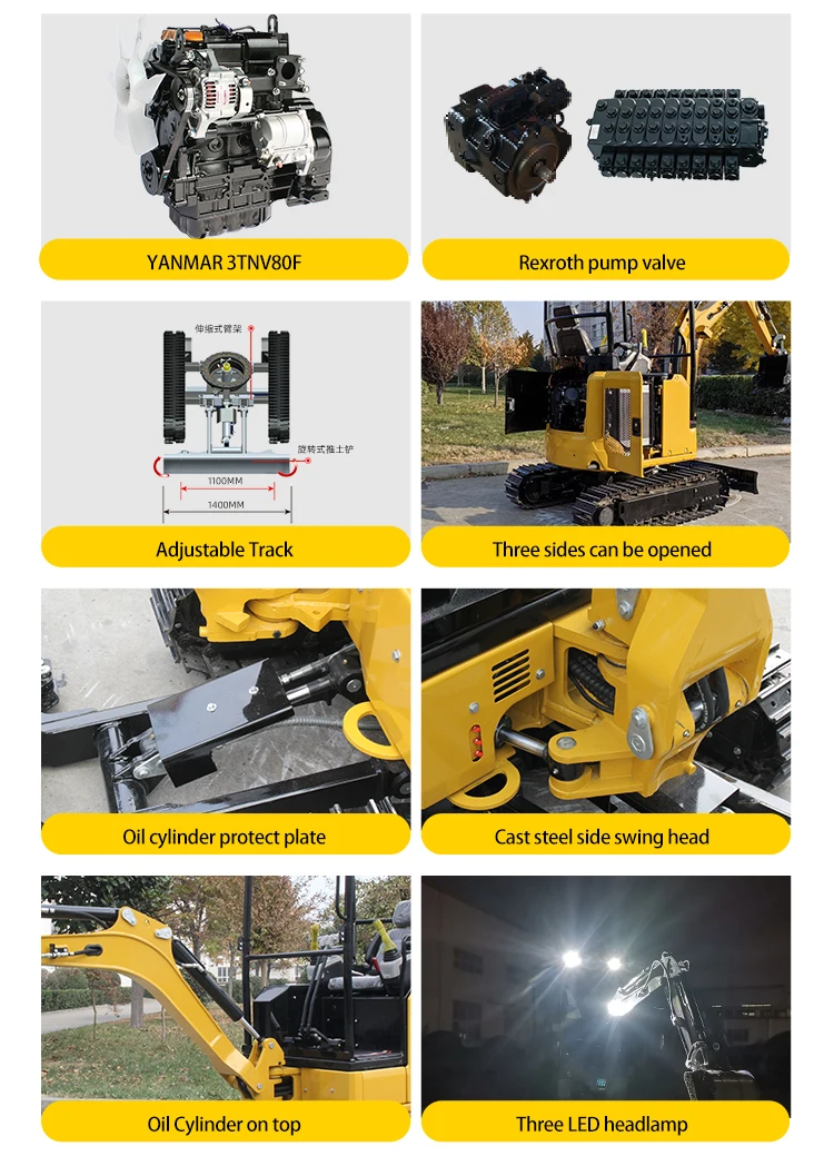 2 Ton Mini Excavators Mini Digger 2.5ton For Sale Standard Household ...