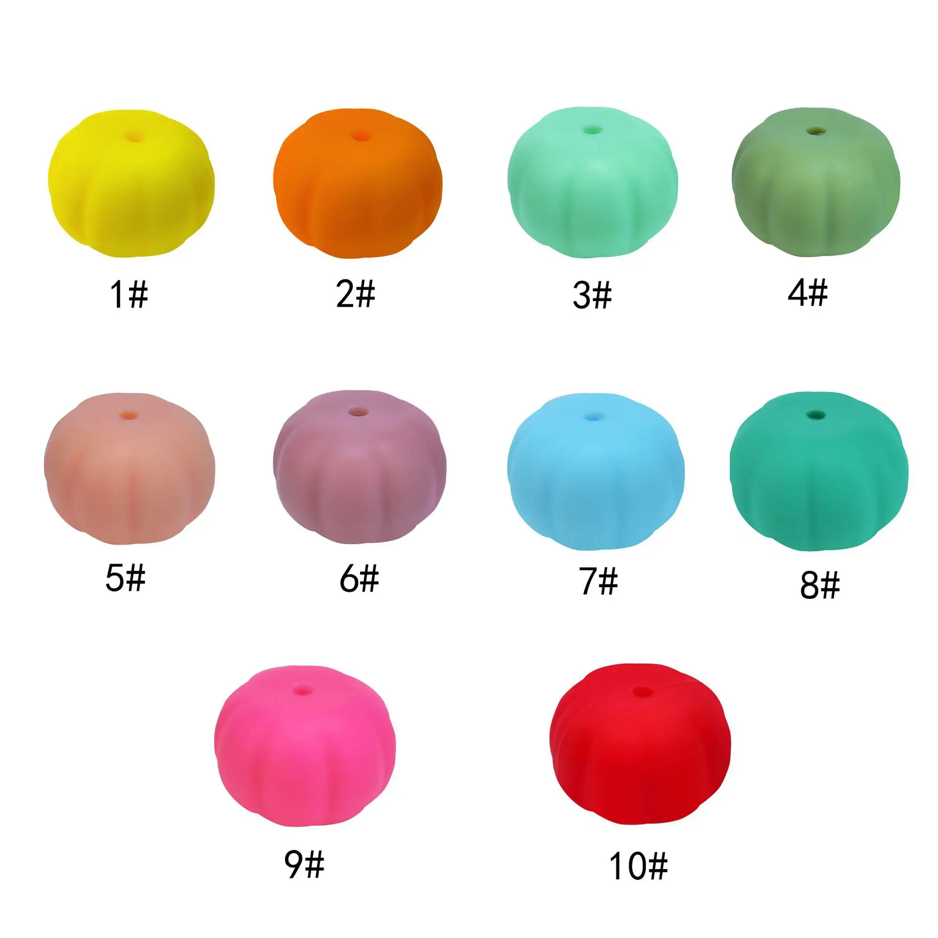 Wholesale Food Grade 15mm Silicone Beads Focal Baby Teether Chew Bead ...