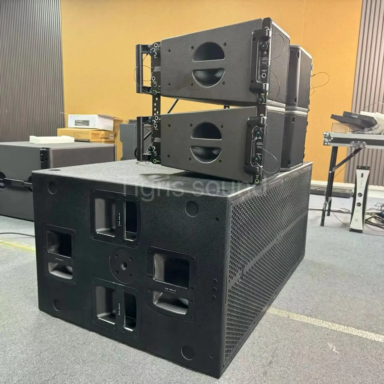 Sub 9006-as Dual 18 Inch Powerful Active Subwoofer Audio Sound System Rcf Speakers High Powerful ...