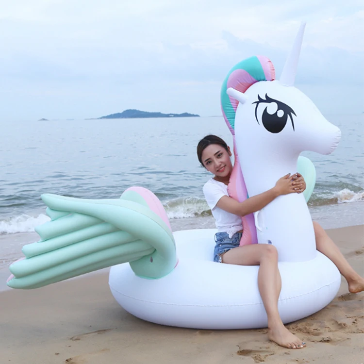 Rainbow Giant Inflatable Pegasus Horse Pool Float For Adults - Buy ...