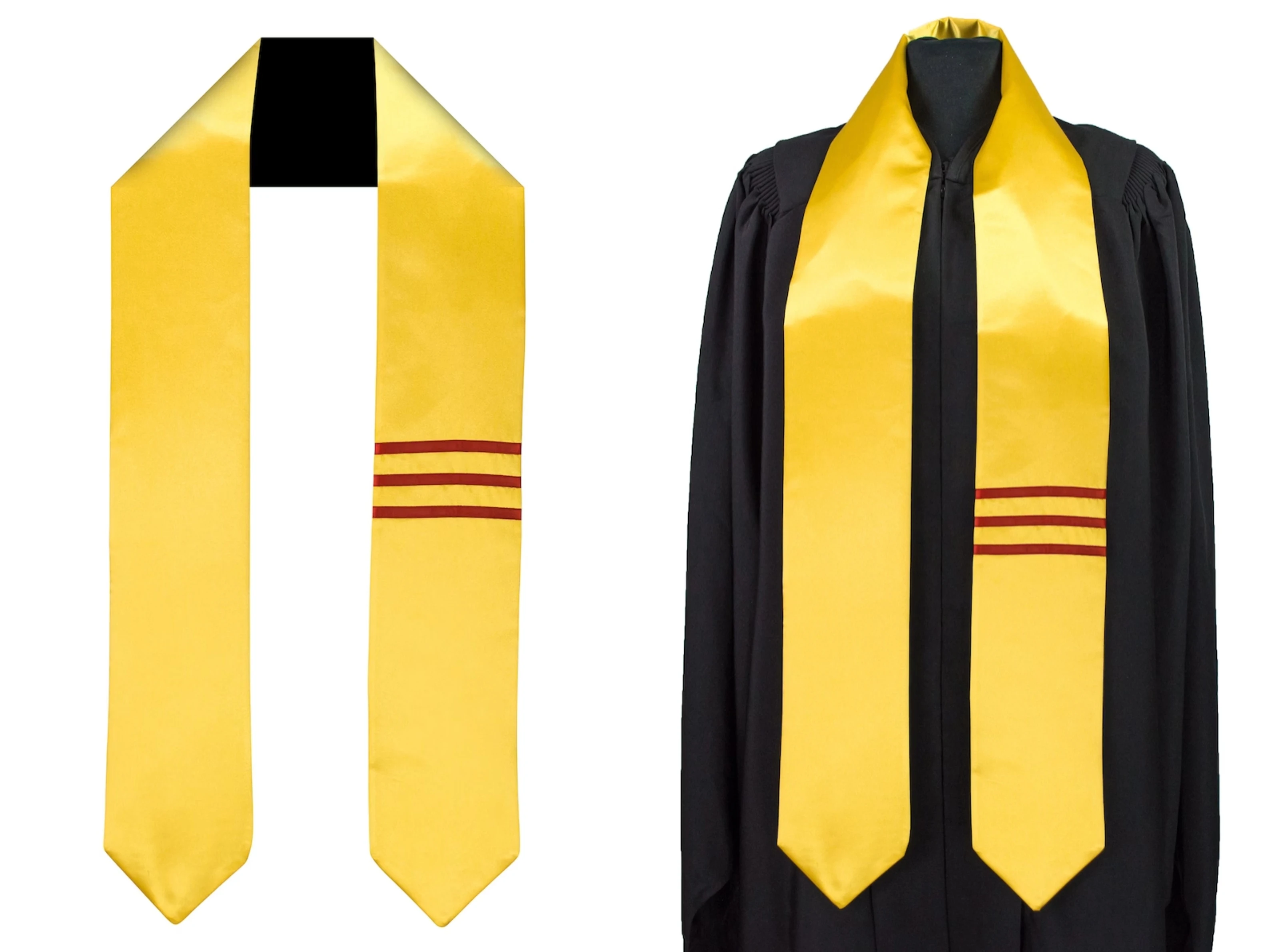 Custom 2024 Graduation Stole Sublimation High School Sash Polyester ...