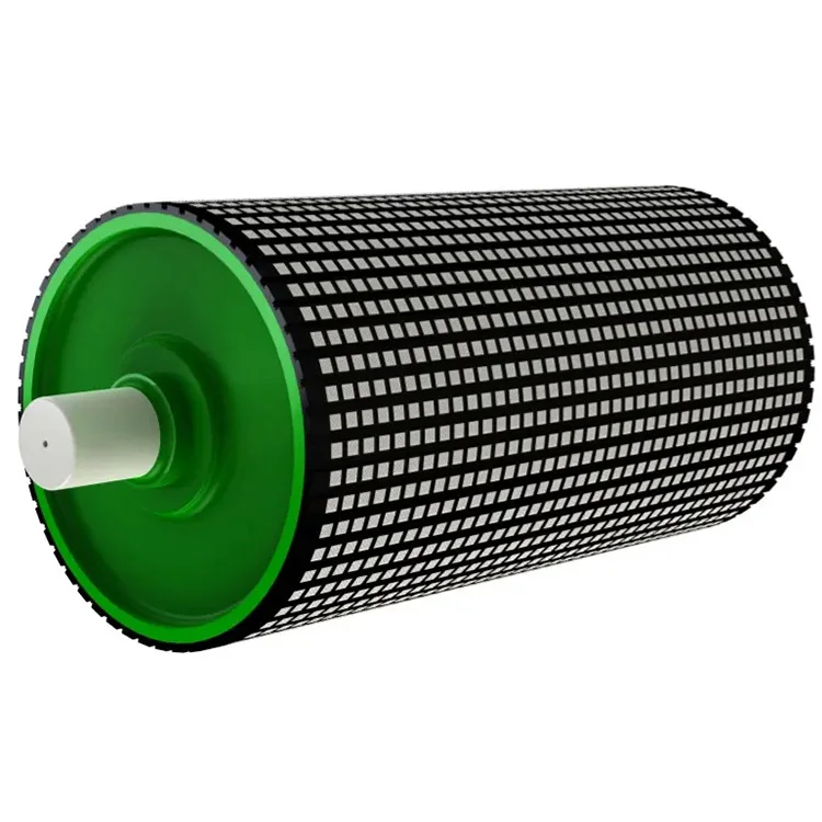 Ceramic Conveyor Roller Drum Set Conveyor Drum Roller Driving Pulley ...