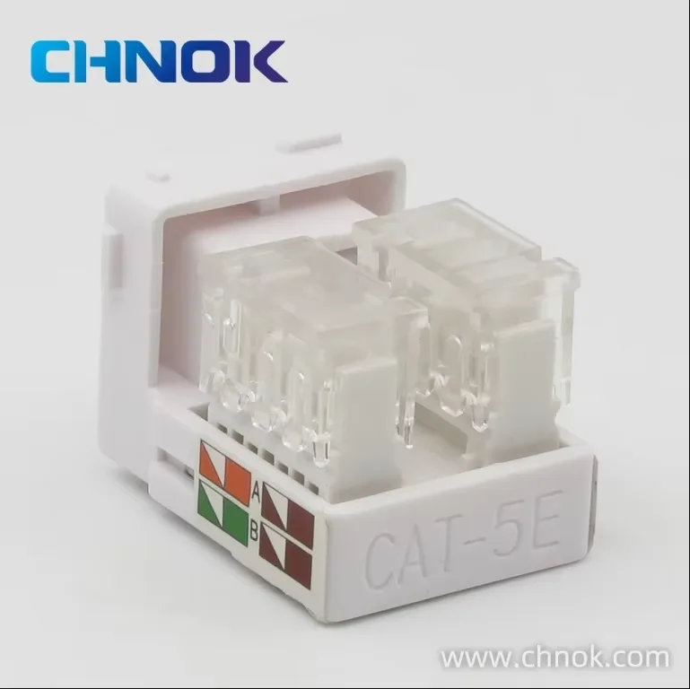 Australian Model 90 Degree Clipsal RJ45 Cat5e/cat6 Keystone Jack