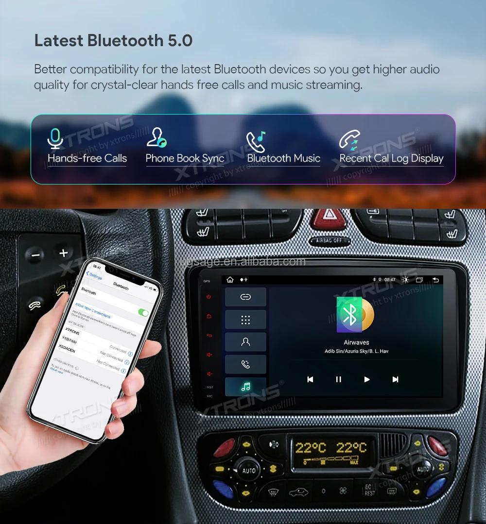 Xtrons 8 Inch Screen Android 13 Gps Navigation Carplay 4g Lte Car ...