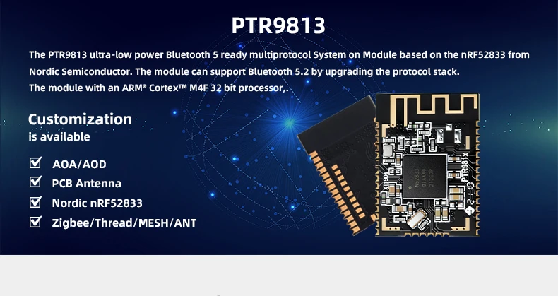 Nordic Nrf52833 Bluetooth Module - High Performance & Low Power