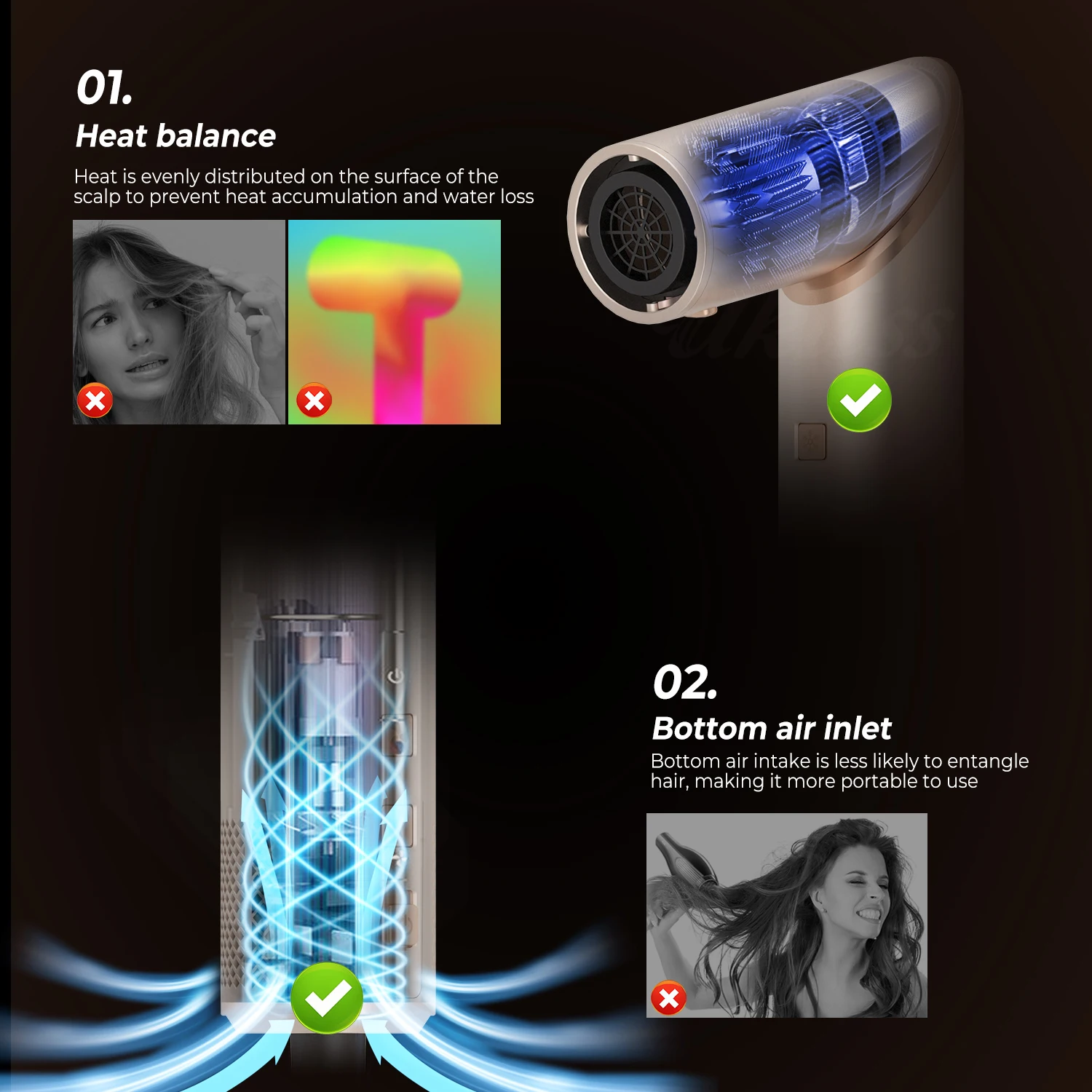 Coanda Air Styler Auto Wrap Hair Dryer - 8 in 1 Power Styler