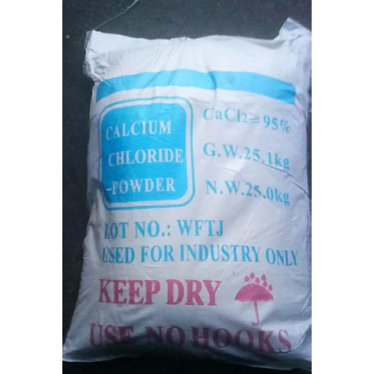 ISO Factory with Anhydrous Calcium Chloride 95% Powder White Powder ...