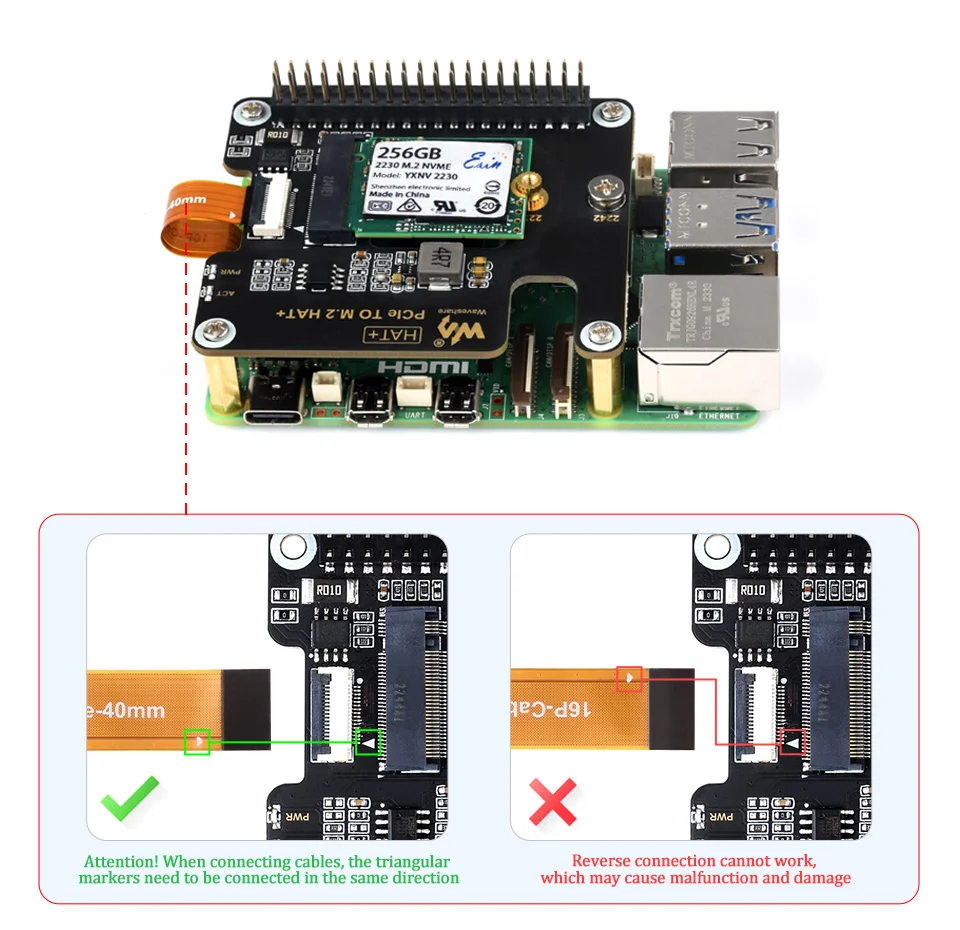 Raspberry Pi 5 Pcie to Gigabit Ethernet Adapter Board