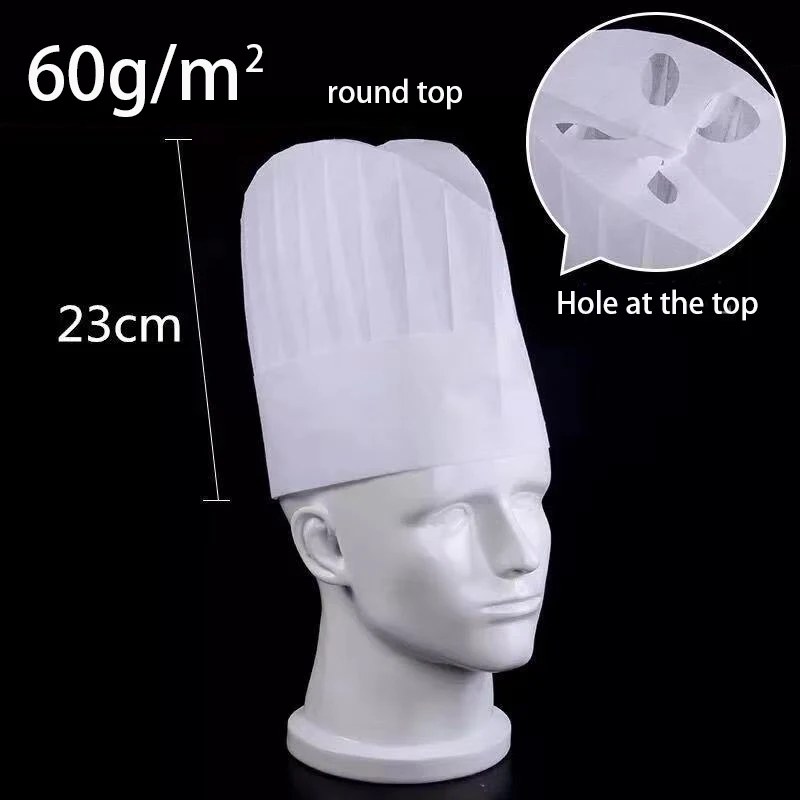 Non-woven Disposable Chef Hats - Hygienic & Versatile