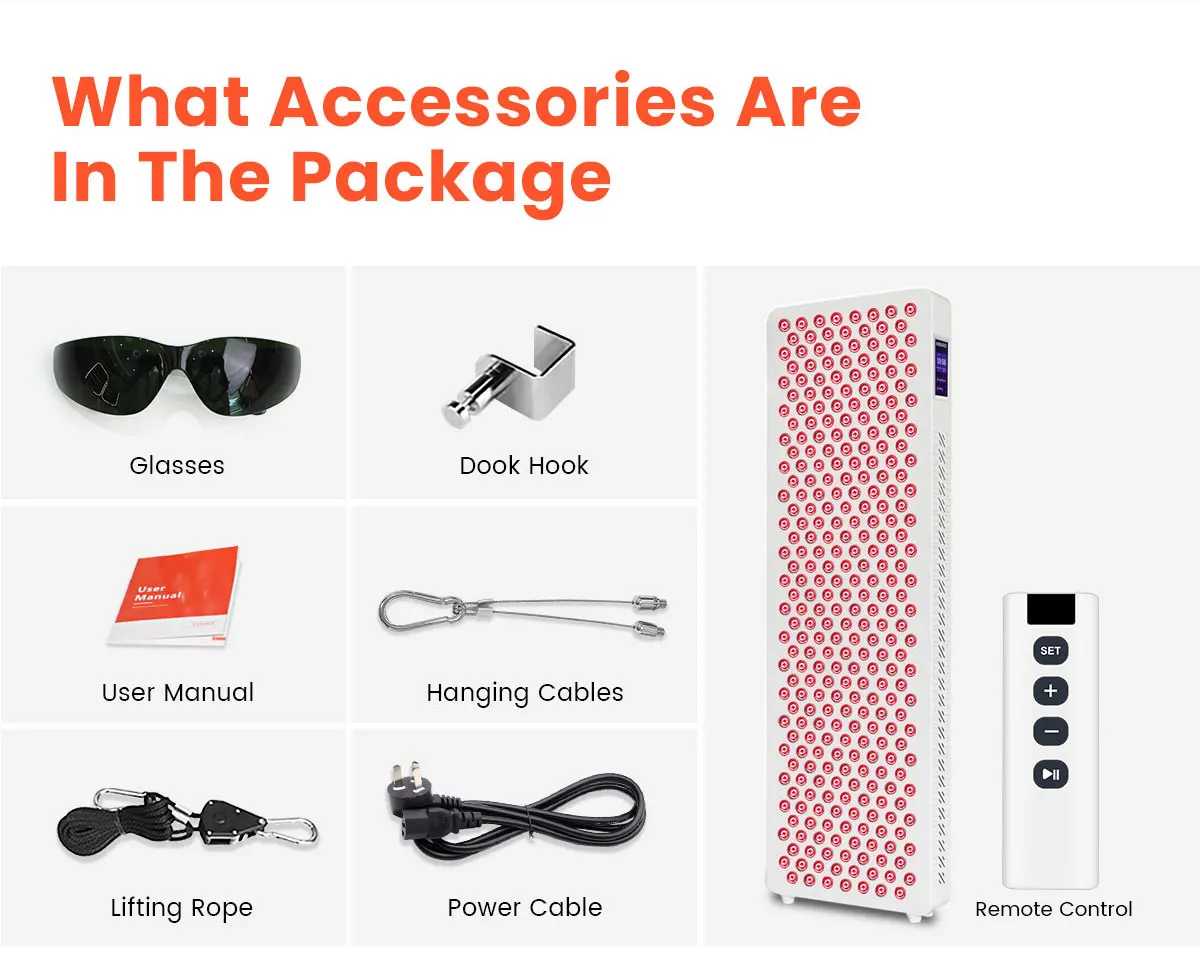 Red Led Light Therapy Rl300max Blue Light Therapy Device 630 660 810 ...