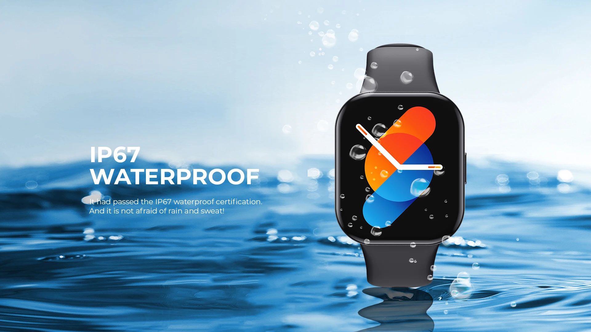 Havit M9038 Smartwatch - IP67 Waterproof & Full Touch Screen