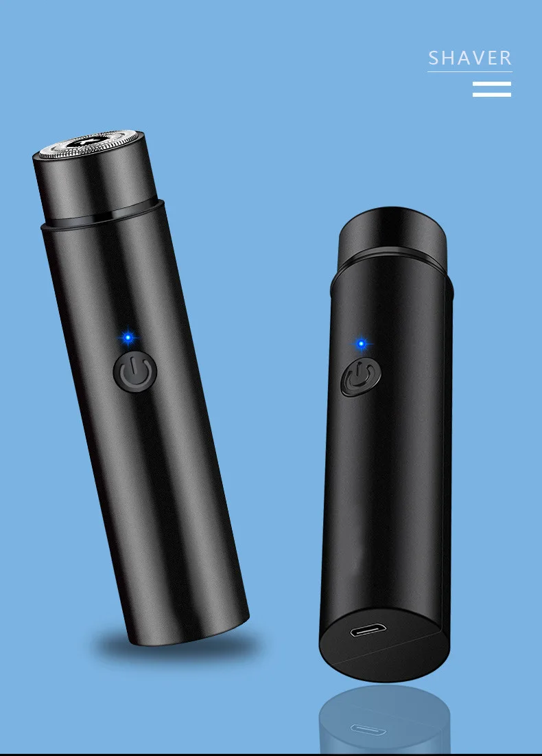 Mini Portable Electric Shaver Multifunctional Strong Powder Usb ...