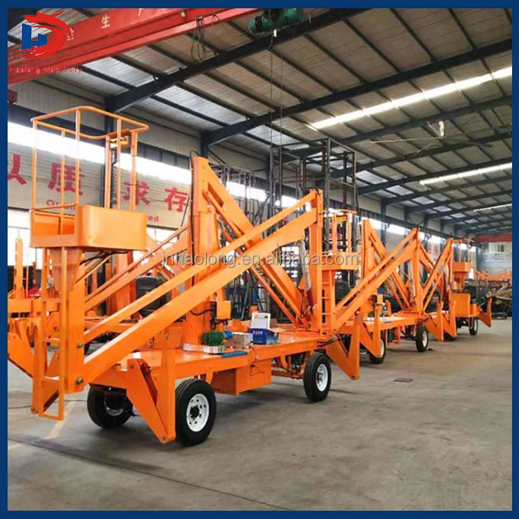 Curved Arm Lifting Platform,Mobile Telescopic Arm Lift Self Operated ...