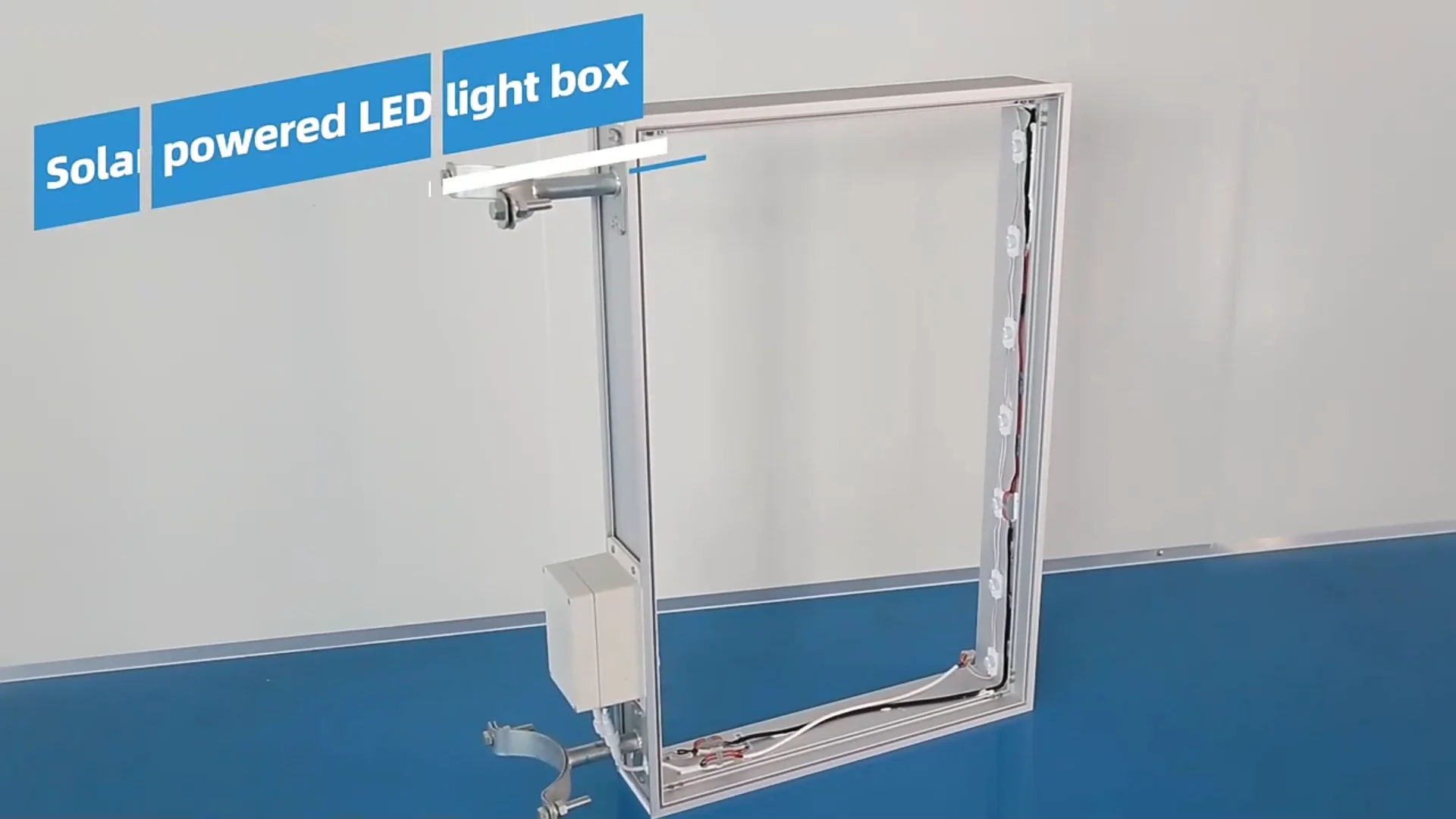 Street Pole Photovoltaic Panel Outdoor Exhibition Waterproof ...