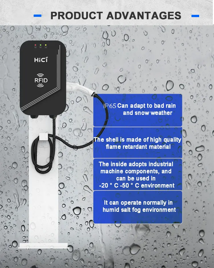 Hici 32 Amp Ev Charger Socket Type 2 Ac 22kw Ev Charger With Load ...