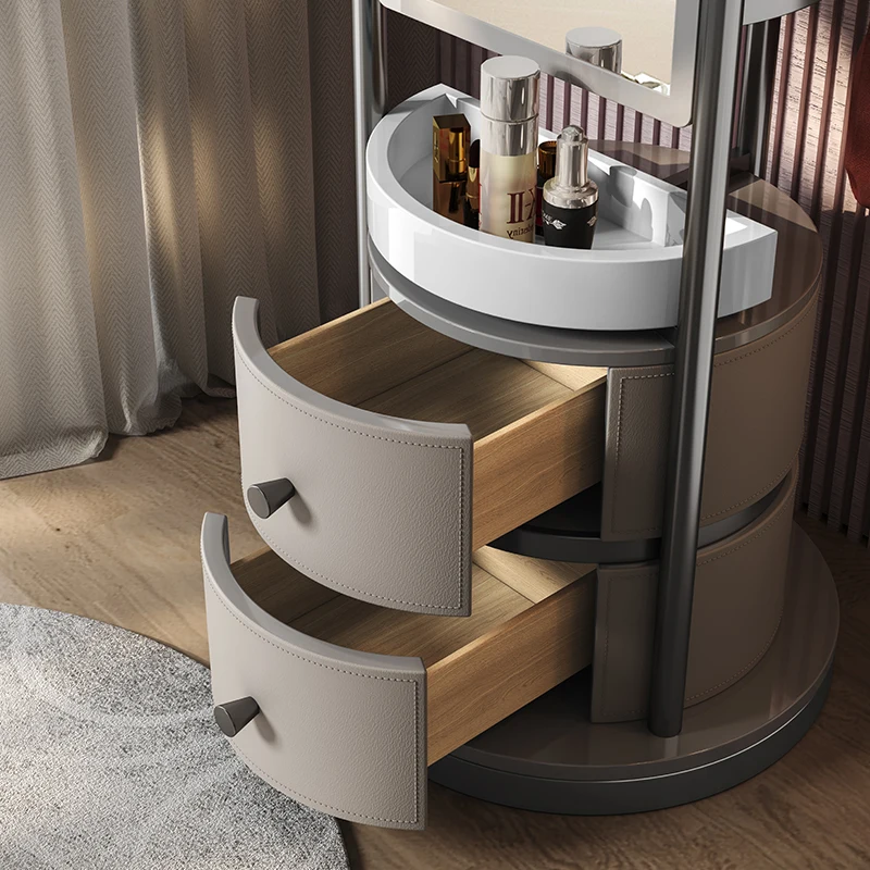 Saddle Skin Wall Dressing Room Standing Floor Mirror Modern Minimalist ...