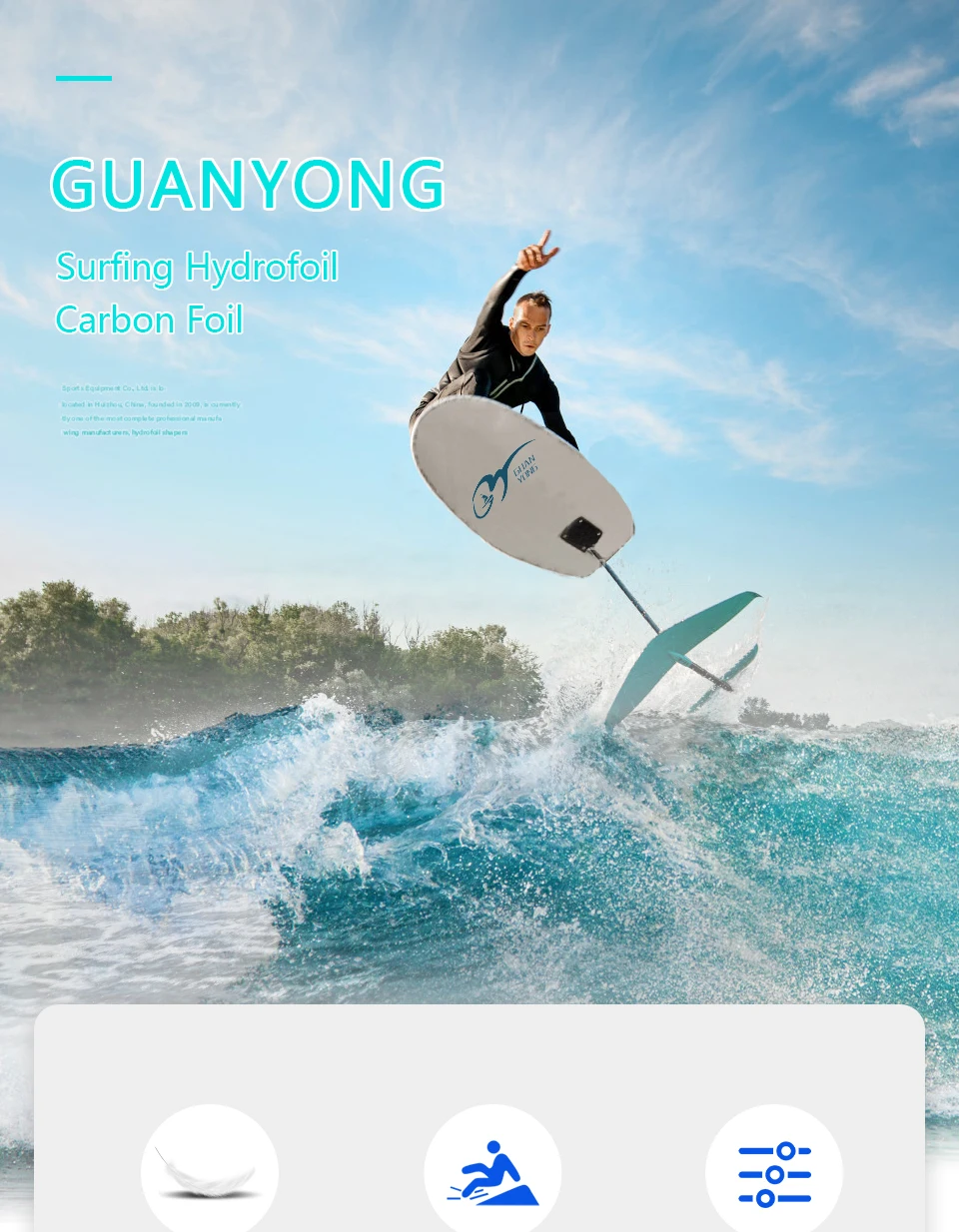 3K Carbon Fiber Hydrofoil Set - Durable & Light Kitwing