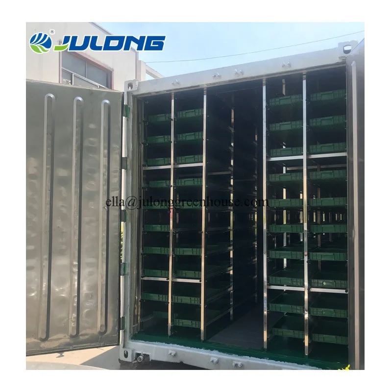 40hq Shipping Smart Farm Vertical Farming Container Greenhouse With ...