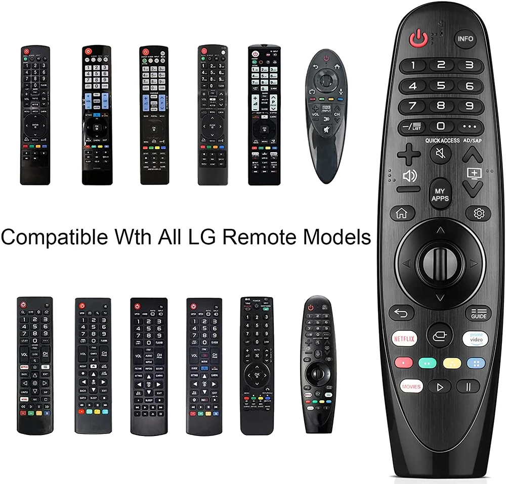 HUAYU AN-MR20GA-IR Magic Remote Control for LG Smart Tvs