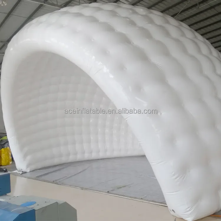 White Airtight Inflatable Shell Tent Inflatable Igloo Dome Tent ...