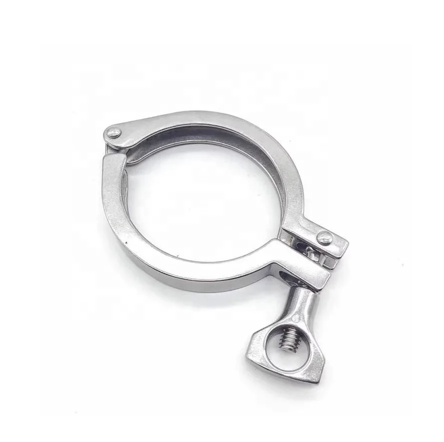 Stainless Steel Ss304 Sanitary Fitting Tri Clamp Clover Sanitary Single ...