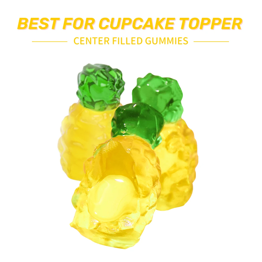 Alibaba.com: Amos 4D Small Gummy Candy Pineapple, 3D gummies with fruit ...