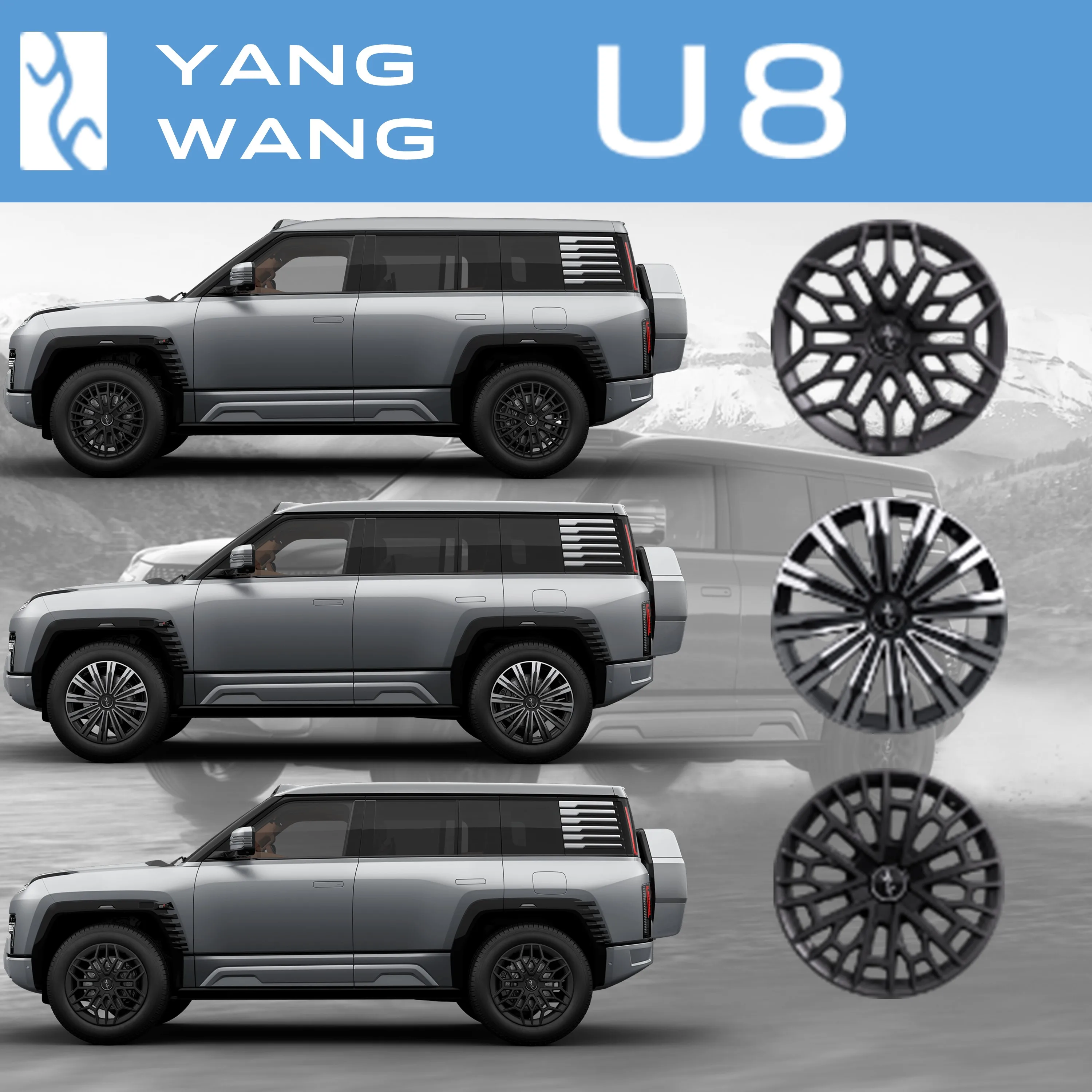 Yangwang U8 Suv 2024 New Byd Stock Large-size Suv Byd Yangwang U8 5-door 5-seater Off-road Suv ...