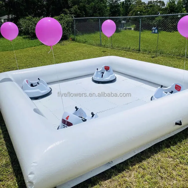 Bumper Car Racing Toy Blow up Arena Inflatable Race Track with air ...