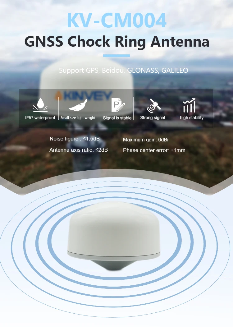 Kinvey 4d Choke Ring Antenna Full Band Survey Map Agriculture Monitor ...