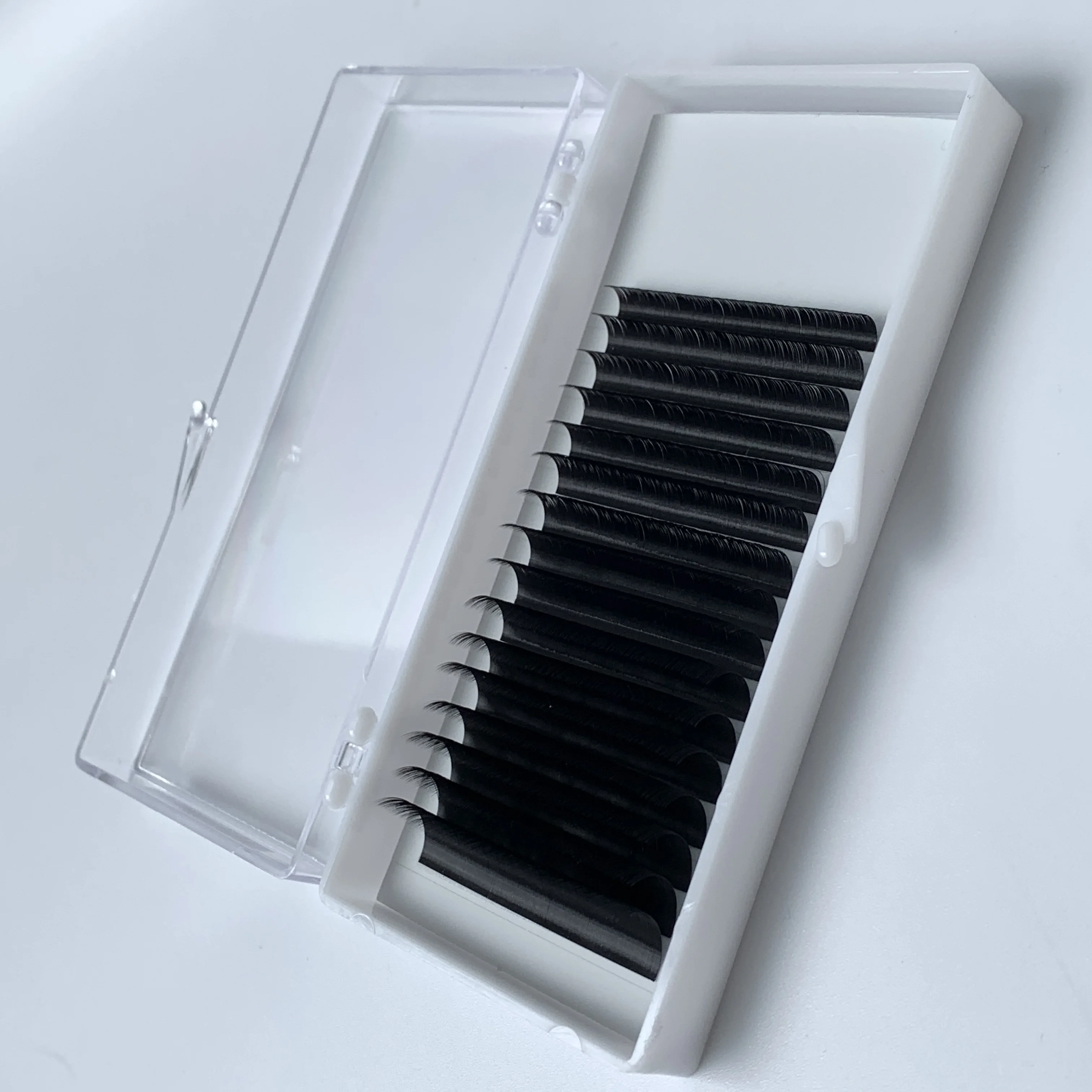 Smart volume mink classic lash trays Korea PBT SS 005 C curl mix 7-15 black natural ultra dark ...