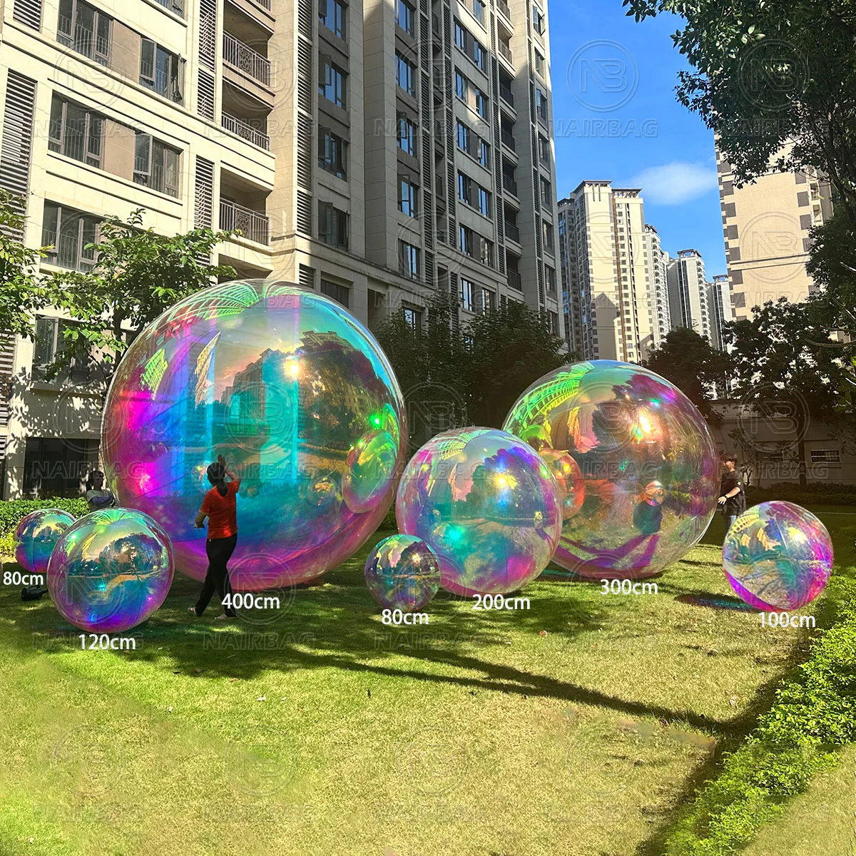 Alibaba.com: Iridescent Inflatable Mirror Balloon, PVC Reflective Giant ...