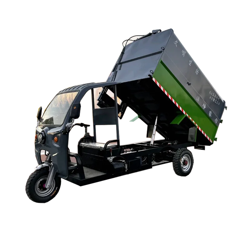 Garbage Truck Tricycle Hanging Bucket Garbage Truck Vehicle For Sale ...